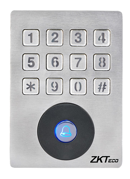 ZKTeco Standalone Metal Keypad RFID Access Control Reader, Part# SMK-H ...