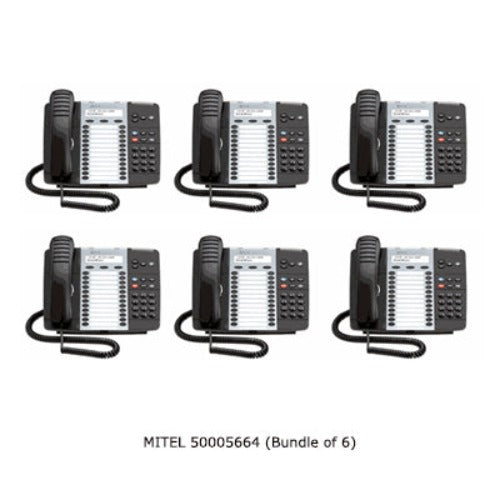 Mitel 5324 IP Phone ~ Part# 50005664 (Bundle of 6) Refurbished ...