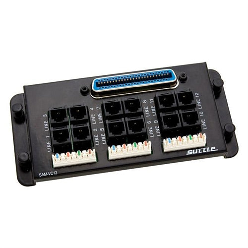 Suttle SAM-VC12 PBX/EMTA 12-line interface module – Telecom Creations