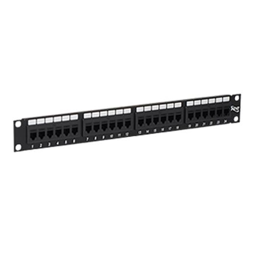 ICC Patch Panel, CAT 6, Feed-Thru, 24-Port, 1 RMS, Part# ICMPP24CP6 ...