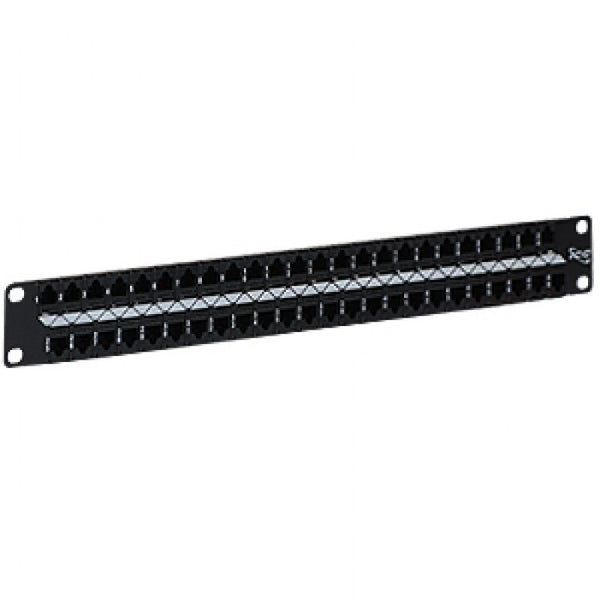ICC Patch Panel, CAT 6, Feed-Thru, 48-Port, 1RMS, Part# ICMPP48C61 ...