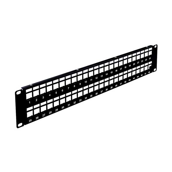 48 Port Blank Patch Panel 2u – Telecom Creations